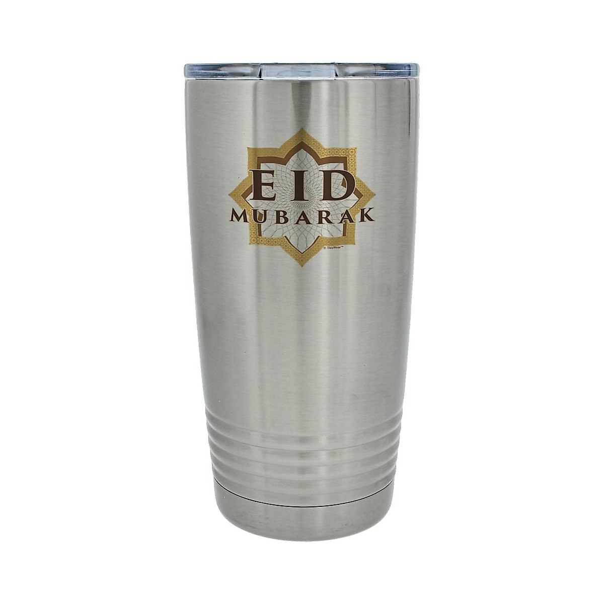 ThisWear Happy Ramadan Mubarak Decorations Eid Mubarak Have a Blessed Ramadan Eid 2 Pack 20oz Stainless Steel Insulated Tumbler Set With Lid