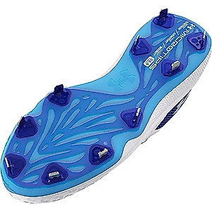 Under Armour Women's Glyde 2.0 MT, (101) White/Royal/Metallic Silver, 7, US