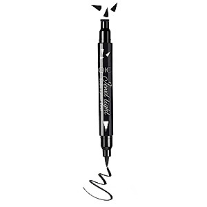 Go Ho Black Liquid Eyeliner Stamp,Eyeliner Stamp Wingliner,Winged Eyeliner Stamps for Cat Eyes,Double-Side Seal Waterproof Eyeliner Pen,Long-lasting Smudge-proof Eye Liner Makeup Tools,1 PC