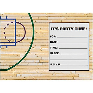 Chicago Bulls NBA Invitation & Thank You Cards (3.88" x 5.63") - Premium Multicolor Cardstock & Eye-catching Designs, Perfect For Game Day Celebrations & Themed Parties - Pack Of 16