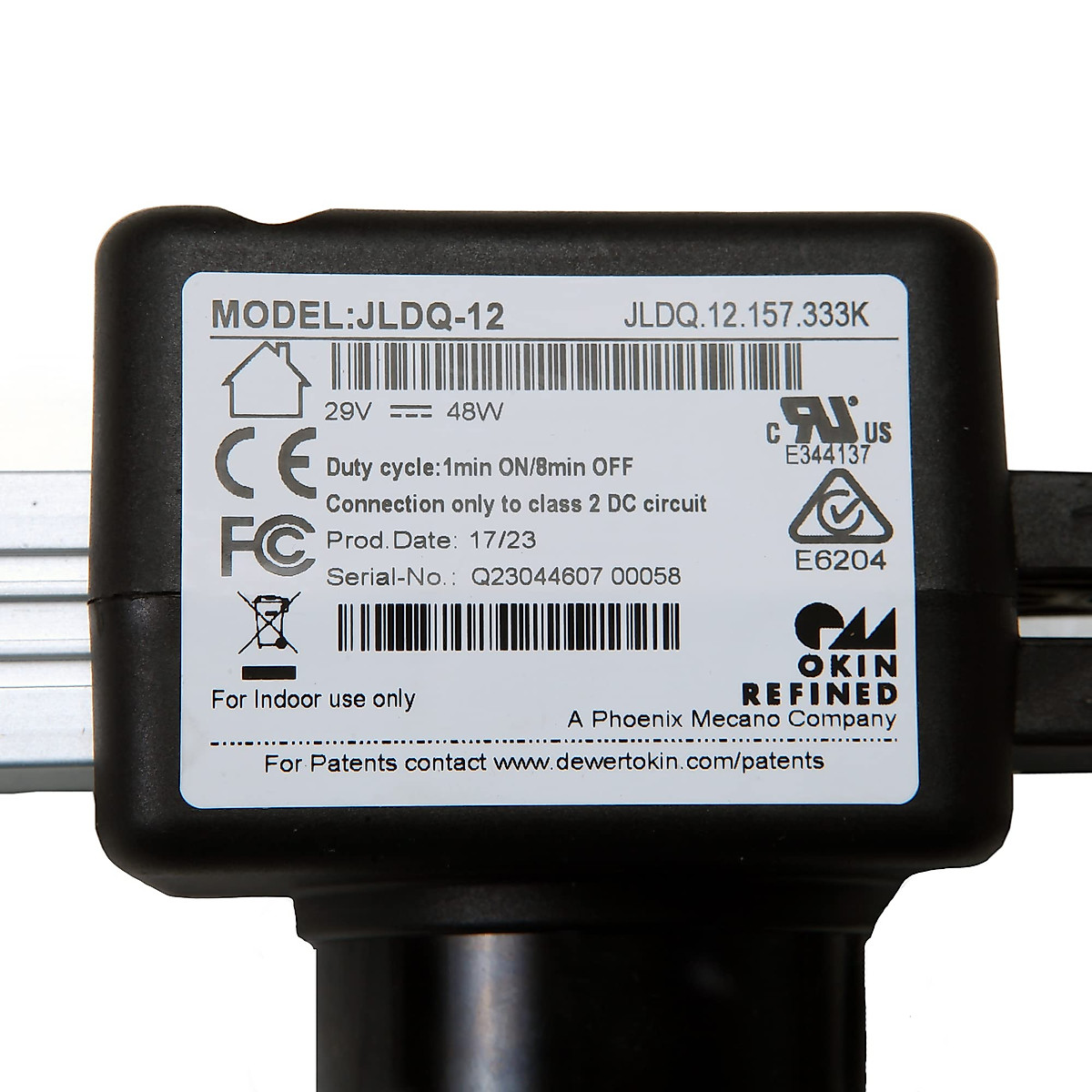 Uetmulik Power Recliner Lift Chairs Motor Actuator Model JLDQ.12.157.333K Kit Replacement