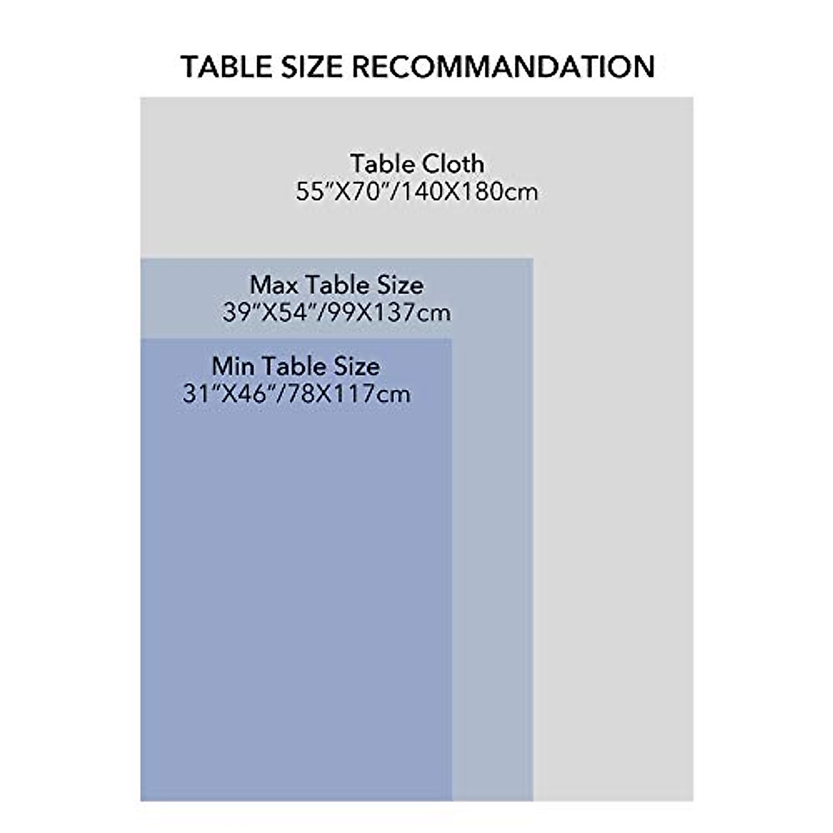 Oubonun Rustic Lattice Tablecloth (55"x70") Cotton Linen Grey Rectangle Table Cloths for Kitchen Dining, Party, Holiday, Christmas, Buffet