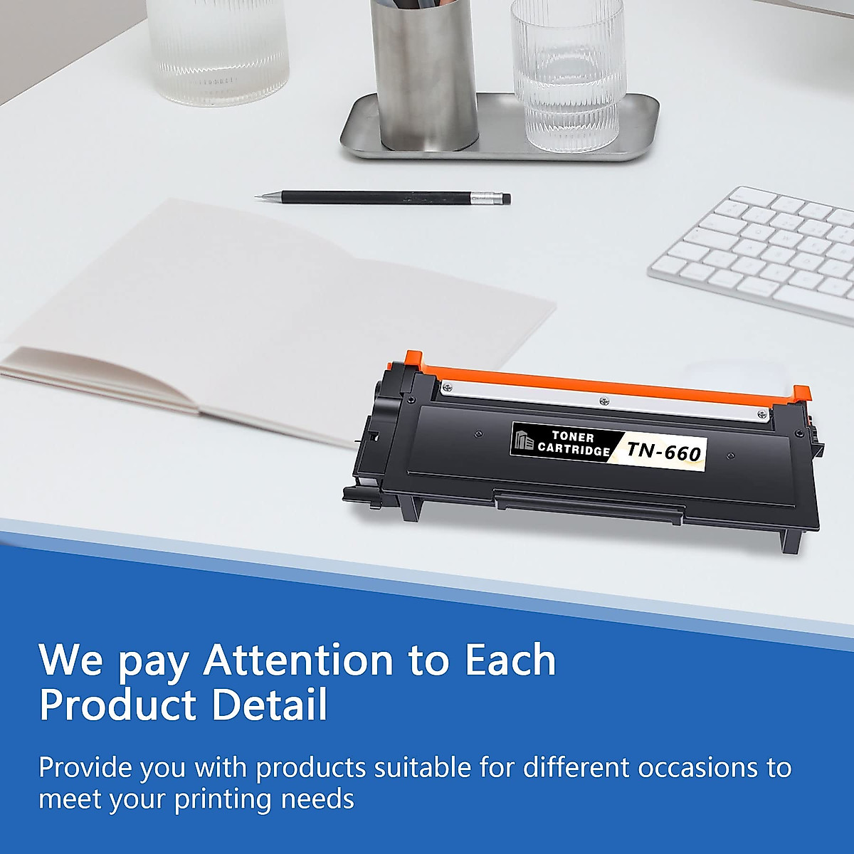 TN660 TN-660 High Yield Black Toner Cartridge 3-Pack Replacement for Brother TN 660 TN630 TN-630 HL-L2340DW HL-L2360DW HL-L2380DW HL-L2300DW HL-L2320DW MFC-L2685DW MFC-L2700DW MFC-L2740DW Printer