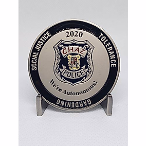 CHAZ/CHOP 2020 Police Challenge Coin - satirical Seattle