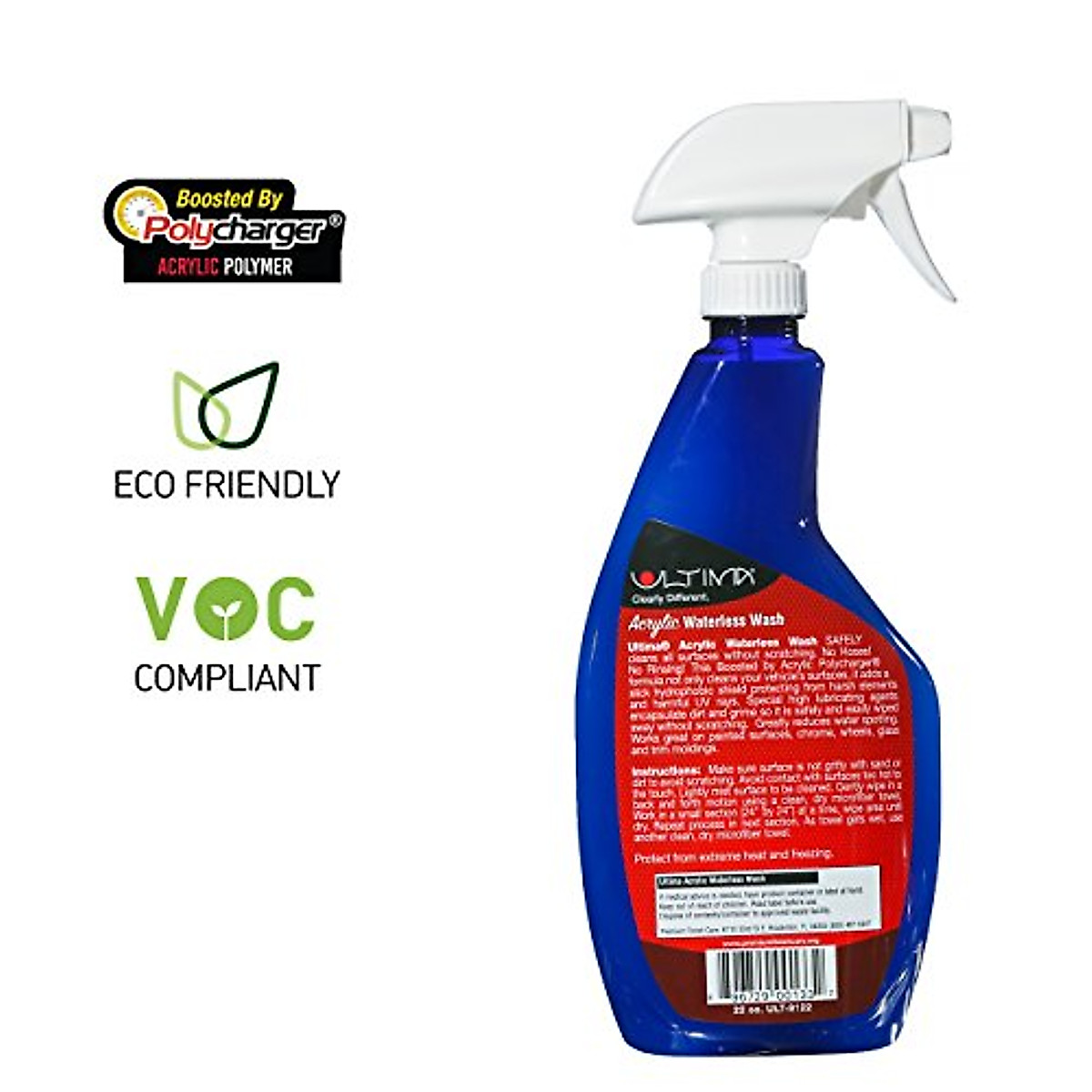 Ultima Acrylic Waterless Wash 22 oz. Bottle w/Sprayer