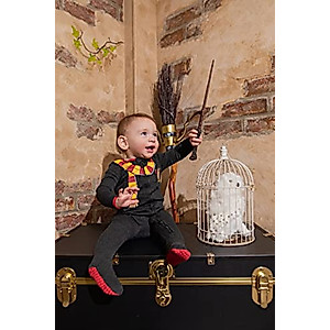 Harry Potter Newborn Baby Boys 2 Pack Zip Up Costume Sleep N' Play Coveralls Gryffindor 3-6 Months