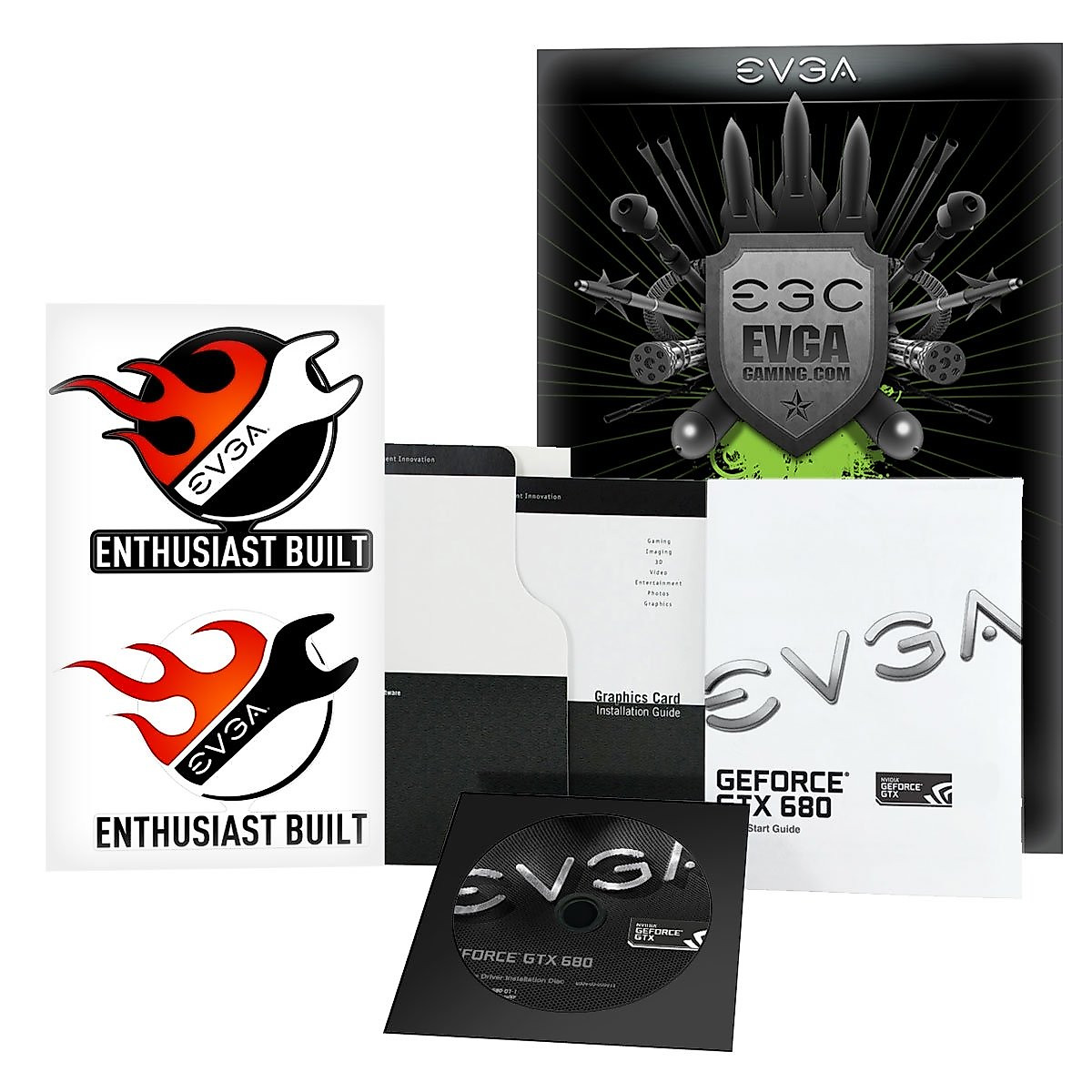 EVGA GeForce GTX 680 2048MB GDDR5, DVI, DVI-D, HDMI, DisplayPort, 4-way SLI Ready Graphics Card Graphics Cards 02G-P4-2680-KR