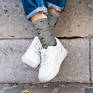 Subvise Funny German Shorthaired Pointer Dog Crew Socks,Personalized Pet Athletic Winter Socks for Men Women (German Shorthaired Pointer)