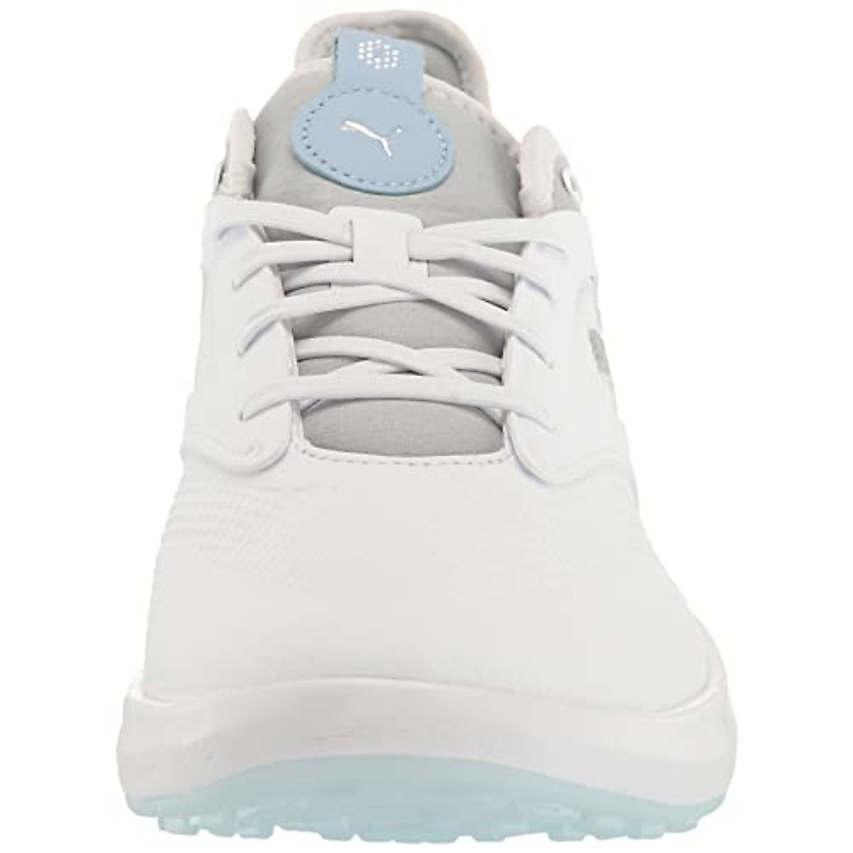 Puma Golf Women's IGNITE MALIBU WMNS Golf Shoe, PUMA White-PUMA Silver-Lucite, 9