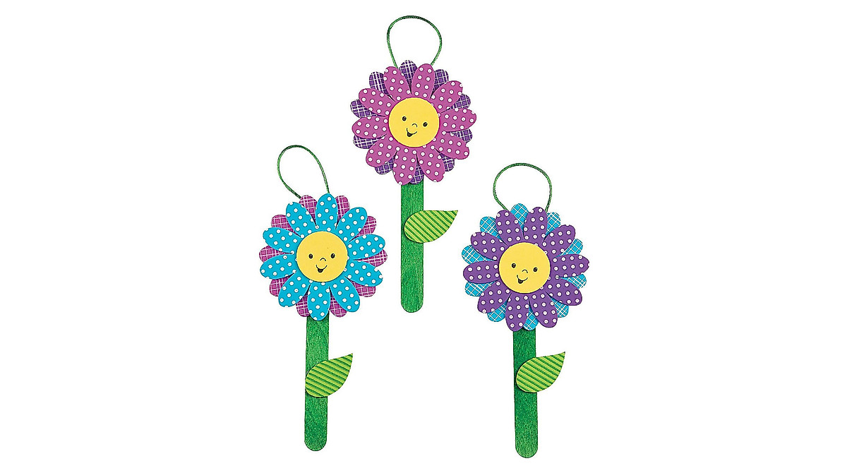 Flower Ornament Craft Kits for Kids - Spring Crafts & Fun Activities