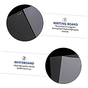 Whiteboard Easel 8 pcs Mat Lapboards Silicone Business and Useful White Think Tablets Cushions Sketch Office Dry Boards Clipboard Supplies Erase Exam Desk Pads Slip Clear Desk Pad