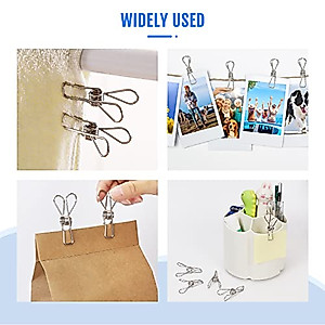 FYY Clothes Pins Chip Clips Wire Clothespins (30 Pack) Bulk Heavy Duty Stainless Steel Clothespins, Durable Multipurpose Metal Chip Clips for Outdoor Clothesline Laundry Home Kitchen Travel Office