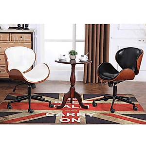 Computer Chair, Office Chair - Executive Office Chair Desk Task Computer Chair Swivel High Back Chair with Ergonomic Adjustable Lumbar Support (Color : D)