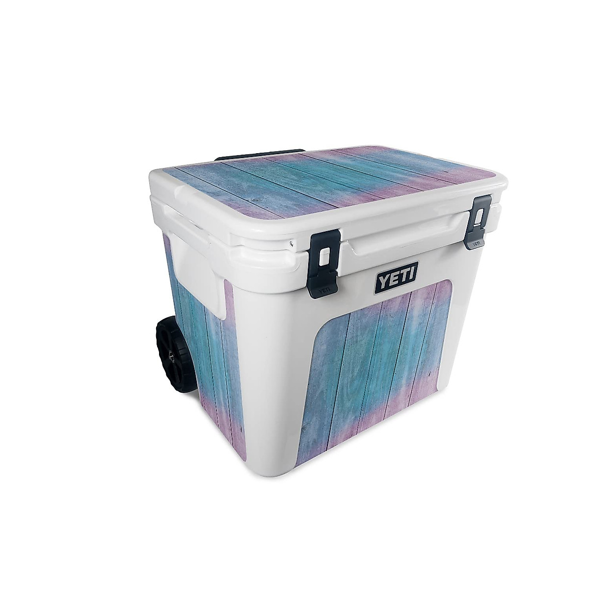 MightySkins Skin Compatible with Yeti Roadie 60 Wheeled Cooler - Wood Pastel | Protective, Durable, and Unique Vinyl Decal wrap Cover | Easy to Apply, Remove, and Change Styles | Made in The USA