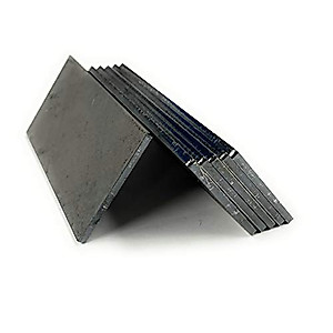 Welding Coupons - 11 Gauge Mild Steel - 2 by 4 Inch (2"X4") - Multipacks - Made in USA - Weld Practice and Training for MIG, TIG, Stick, Arc, Gas and Brazing (6 Pack)