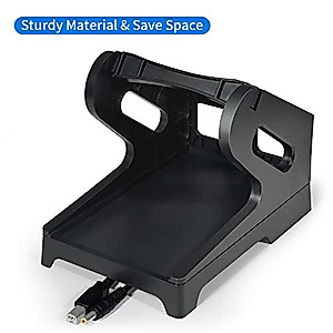 Jadens Label Holder for Rolls and Fan-fold Labels, Label Holder for Thermal Printer & Label Printer Shipping Supplies, Black (Label is Not Included)