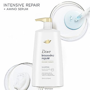 Dove Shampoo Intensive Repair for Damaged Hair Shampoo with Bio-Restore Complex 25.4 oz