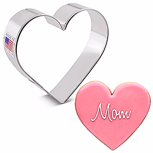 Heart Cookie Cutter 3 3/8" Valentines Heart Made in USA by Ann Clark