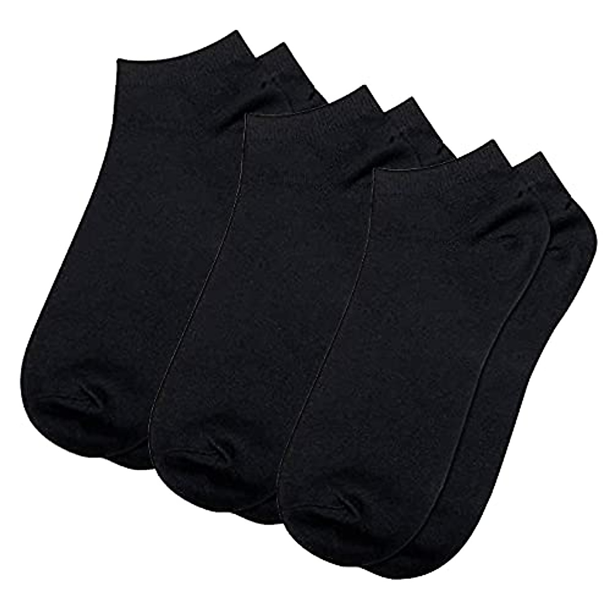 Trail maker 100 Pack Socks for Men Ankle Socks Size 10-13 Black Cotton Socks Bulk Pack for Homeless Men, Donations