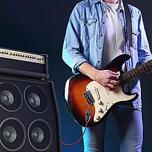 6.35 Male to Female 3.5 Headphones Adapter 20Ft,TRS 1/4 to 3.5mm Stereo Cord 6.35mm 1/4 Male to 3.5mm 1/8 Female for Amplifiers, Guitar Amp, Piano, Home Theater Devices, or Mixing Console(20Ft/6M)