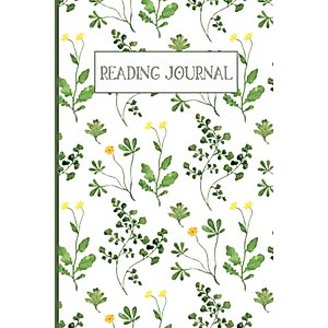 Reading Journal for Women: Botanical Notebook for Tracking the Books You Read - Log Reviews, Track Your TBR, Challenge Yourself and Stretch Your Literary Goals - Green & White Floral Aesthetic