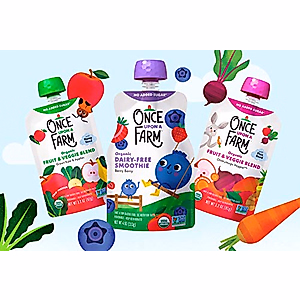 Once Upon a Farm Organic Oh My Mega Veggie, 3.2 Oz