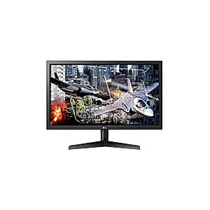 LG Electronics 24GL65B-B LCD Monitor - Ultragear 24" Full HD 16:9 Class Twisted nematic (TN) 1920 x 1080 16.7 Million Colors FreeSync 300 Nit Typical, 240 Minimum 1 ms (Renewed)