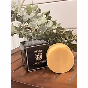 Henry Cavendish Himalaya Shaving Soap with Shea Butter & Coconut Oil. Long Lasting 3.8 oz Puck Refill. Mens Shave Soap. All Natural. Rich Lather, Smooth Comfortable Shave. For Ladies and Gentlemen.