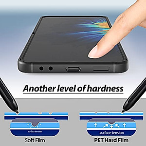 Whitestone GEN Film Screen Protector [Premium folding Film] Hinge Cover film Included, Hard Coated Film Screen Protector Anti-Bubble HD Clear PET Film Screen Guard for Samsung Galaxy Z Flip 4 (2022)
