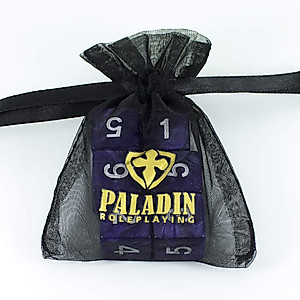 Paladin Roleplaying Purple D6 Dice Set - Pearl Effect - Set of 6