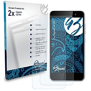 Bruni Screen Protector compatible with Gigaset GS160 Protector Film, crystal clear Protective Film (2X)