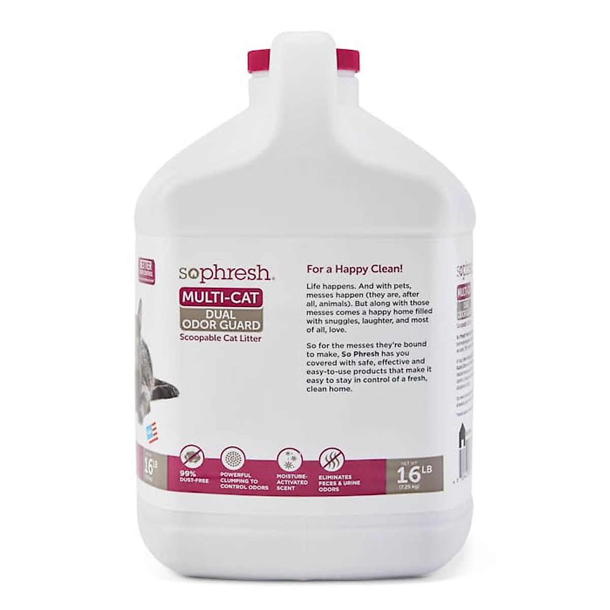 So Phresh Dual Odor Guard Scoopable Cat Litter 16 lbs.