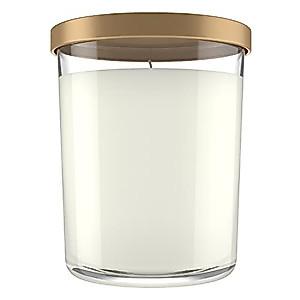 Glade Candle Jar, Large Candle Infused with Essential Oils, Air Freshener for Home Decor, Seaside Beach Sands, 16oz