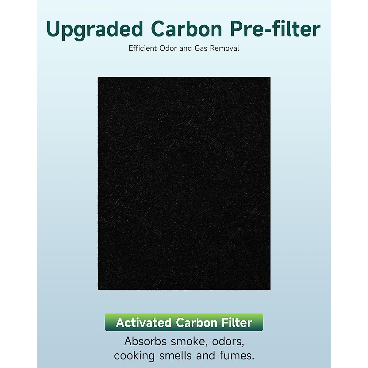 6-Pack Prefilter A for Honeywell HPA200 Series Air Purifiers, HRF-A200 Carbon Pre Filter, Thickened to 1/4 Inch