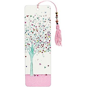 Tree of Hearts Beaded Bookmark
