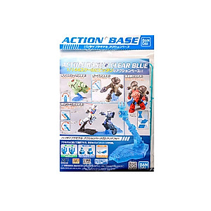 Bandai Hobby - Aqua Blue Action Base2 Display Stand 1/144 (Box/20),Bandai