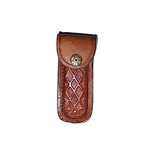 Leather 4" Folding Knife Sheath