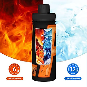 Eevikion Laura Musics Pergolizz Stainless Steel Insulated Tumbler Sports Water Bottle Hot and Cold Travel Cup 18oz