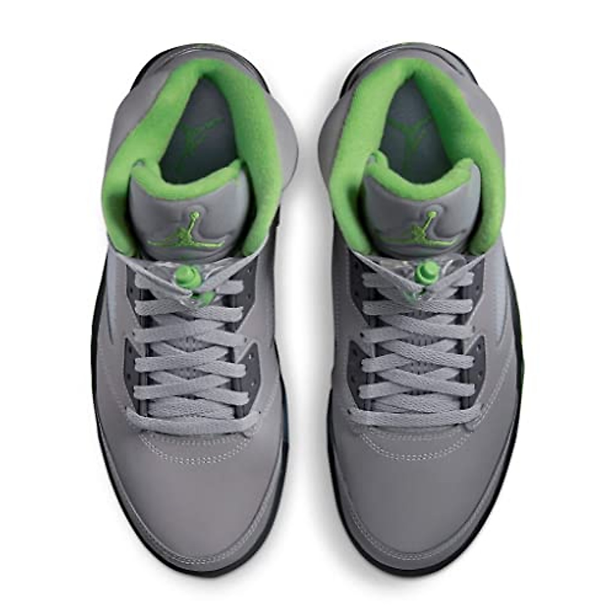 Nike Men's Air Jordan 5 Retro Sneaker, Silver/Green Bean-flint Grey, 10.5