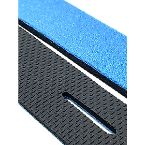 Rogue Endeavor Fishing Rod Wrap, Premium Neoprene Lined (Pack of 6) (Black)