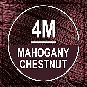 Naturtint Permanent Hair Color 4M Mahogany Chestnut (Pack of 1), Ammonia Free, Vegan, Cruelty Free, up to 100% Gray Coverage, Long Lasting Results