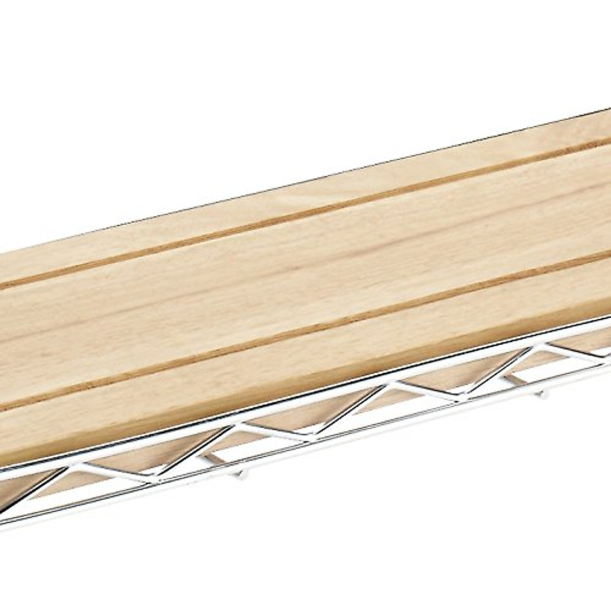 Whitmor Supreme Wood & Chrome Sink Shelf