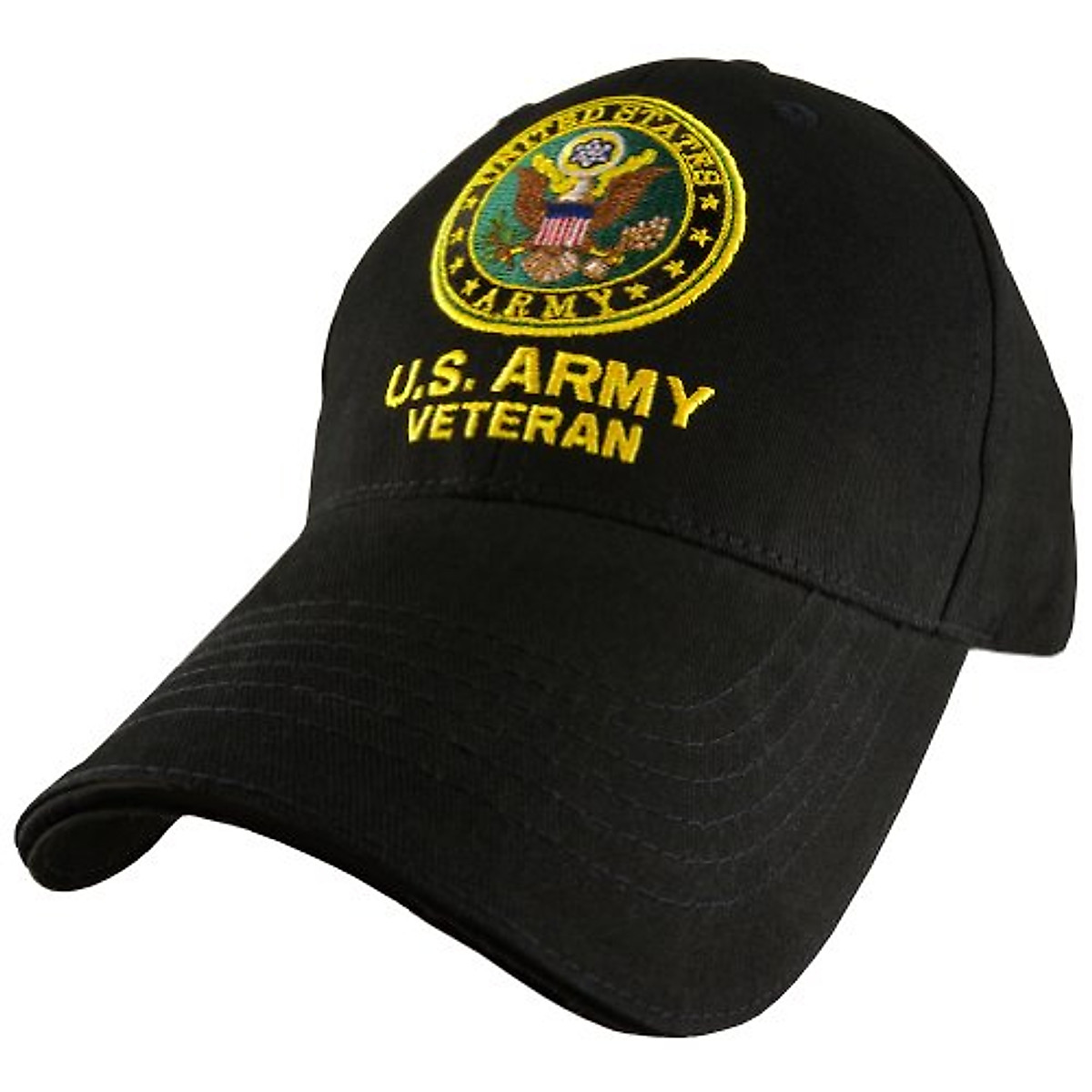 Eagle Crest U.S. Army Veteran cap , Black , Adjustable