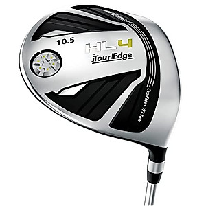 Tour Edge HL4 to-Go Mens Complete Golf Set Uniflex-Steel-RH, Black/White, one Size (HNSRSU13.B)