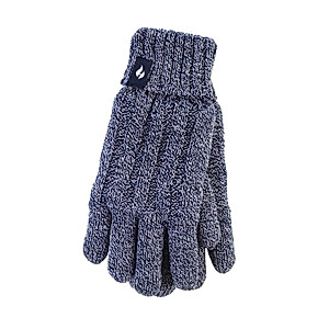 HEAT HOLDERS Women's Standard Pair of Gloves, Black, Small/Medium