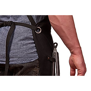 Hudson Durable Goods - Professional Grade Chef Apron - Black - 100% Cotton