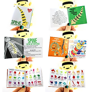 I Heart Guts Spine Plush - Got Your Back - Stuffed Flexible Backbone Vertebrae - Back Surgery Recovery Gifts, Spine Surgeon Gifts for Spinal Cord Injury, Scoliosis, Orthopedic Doctors, & Chiropractors