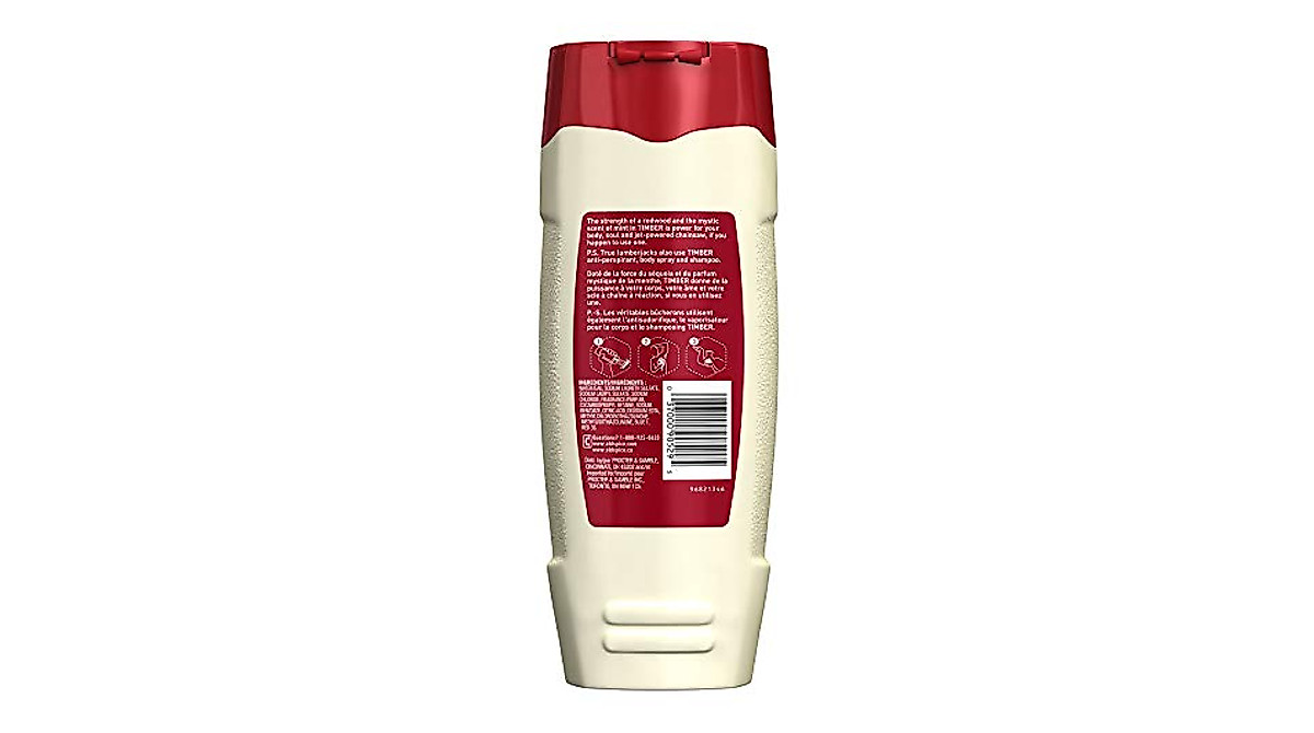 Old Spice Timber Body Wash - Fresh Sandalwood & Mint Scent