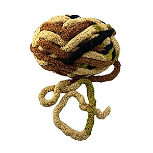 Bulky Chunky Arm Knitting Yarn Home Dec Yarn,Super Softee Thick Fluffy Jumbo Chenille Polyester Yarn for Blanket Pillows Home Décor Projects (Multi-autuam, 6 skeins / 3 lbs)
