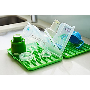 b.box Travel Drying Rack | Compact - Fits into a Diaper Bag | Color: Blueberry | Fits up to 6 Bottles | BPA-Free | Phthalates & PVC Free | Dishwasher Safe (Top Rack)